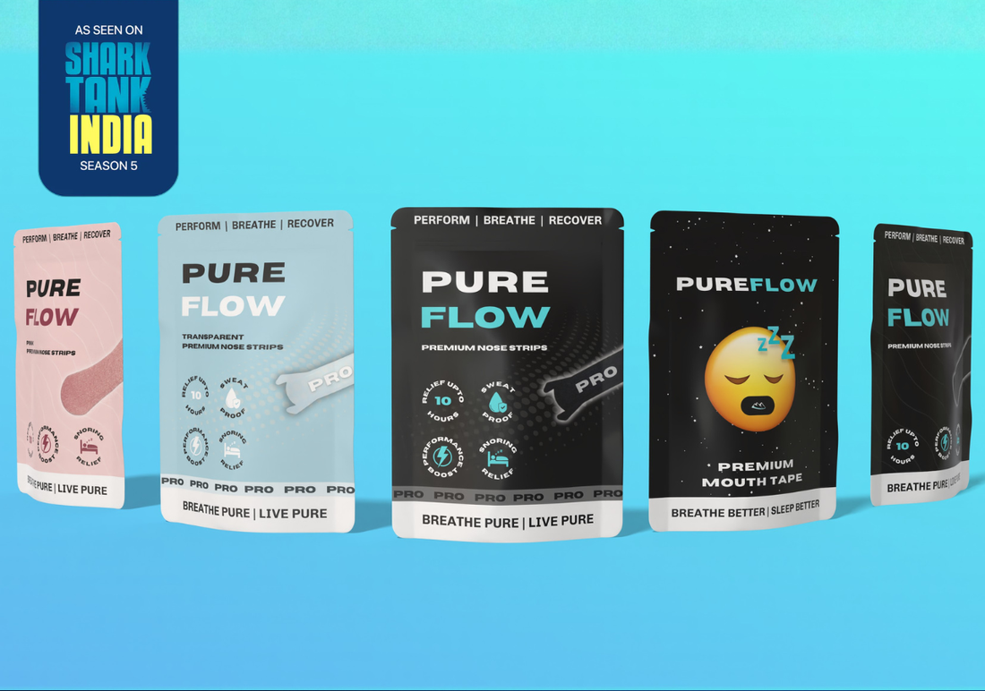 PureFlow | Nasal Strips, Mouth Tape | Sleep and Recovery | Shark Tank